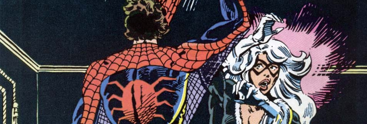 The Spectacular Spiderman Black Cat Kiss